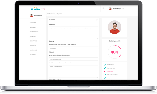 Flatio - click to move in